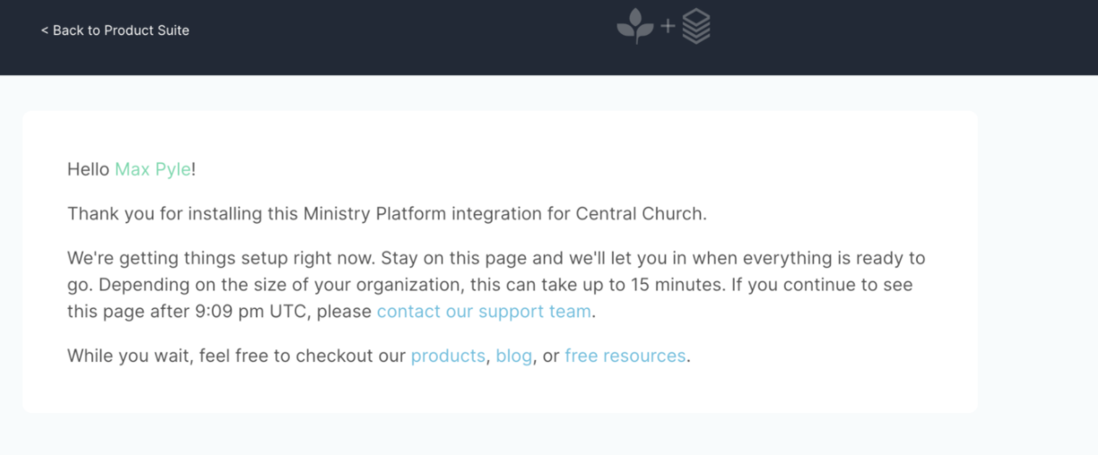 Ministry Platform Integration – Tithely
