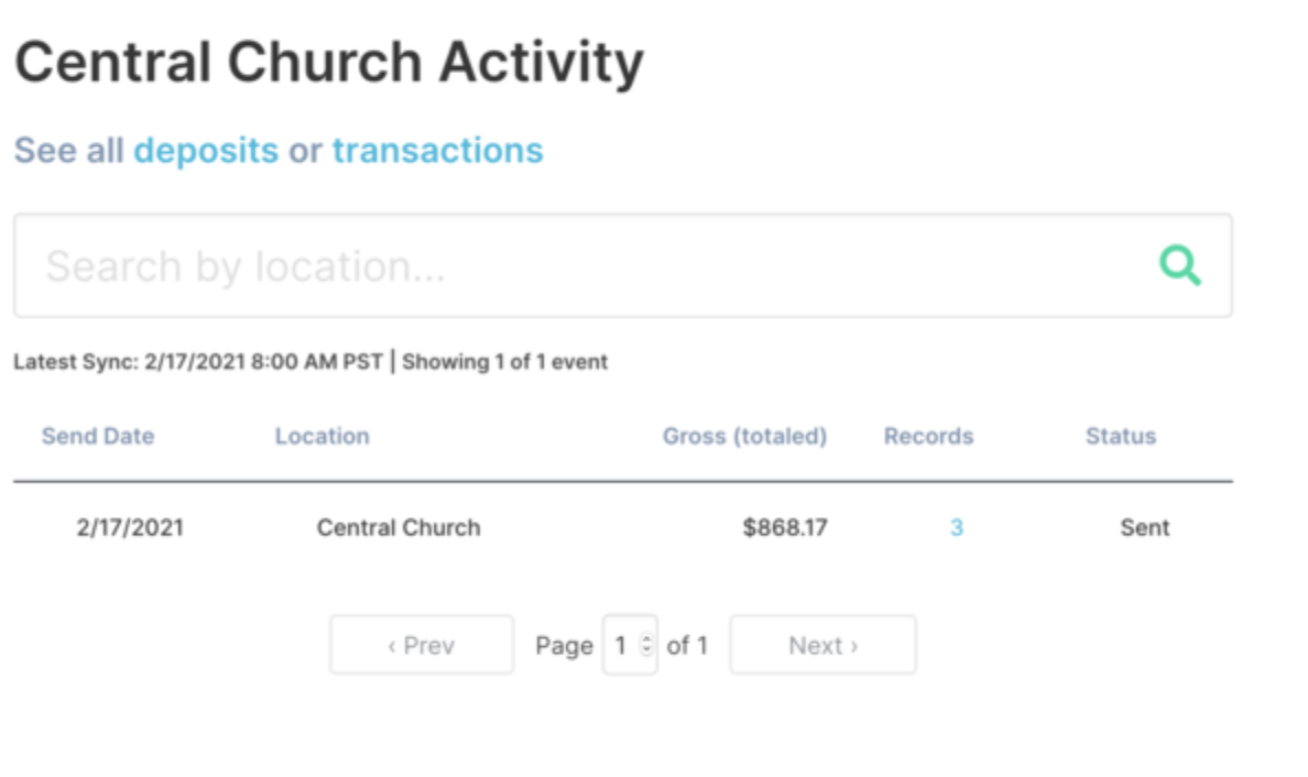 Ministry Platform Integration – Tithely