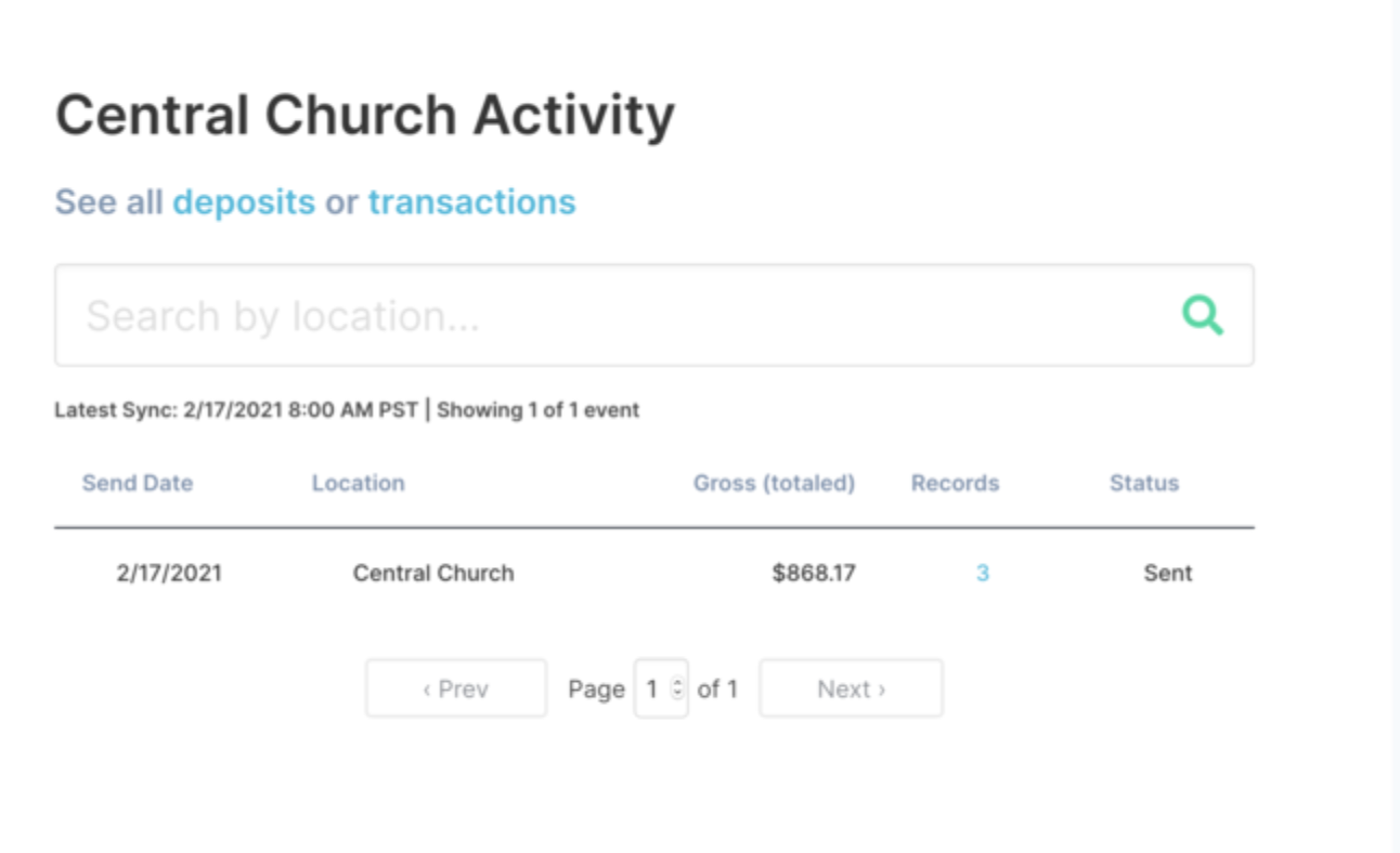 Ministry Platform Integration – Tithely