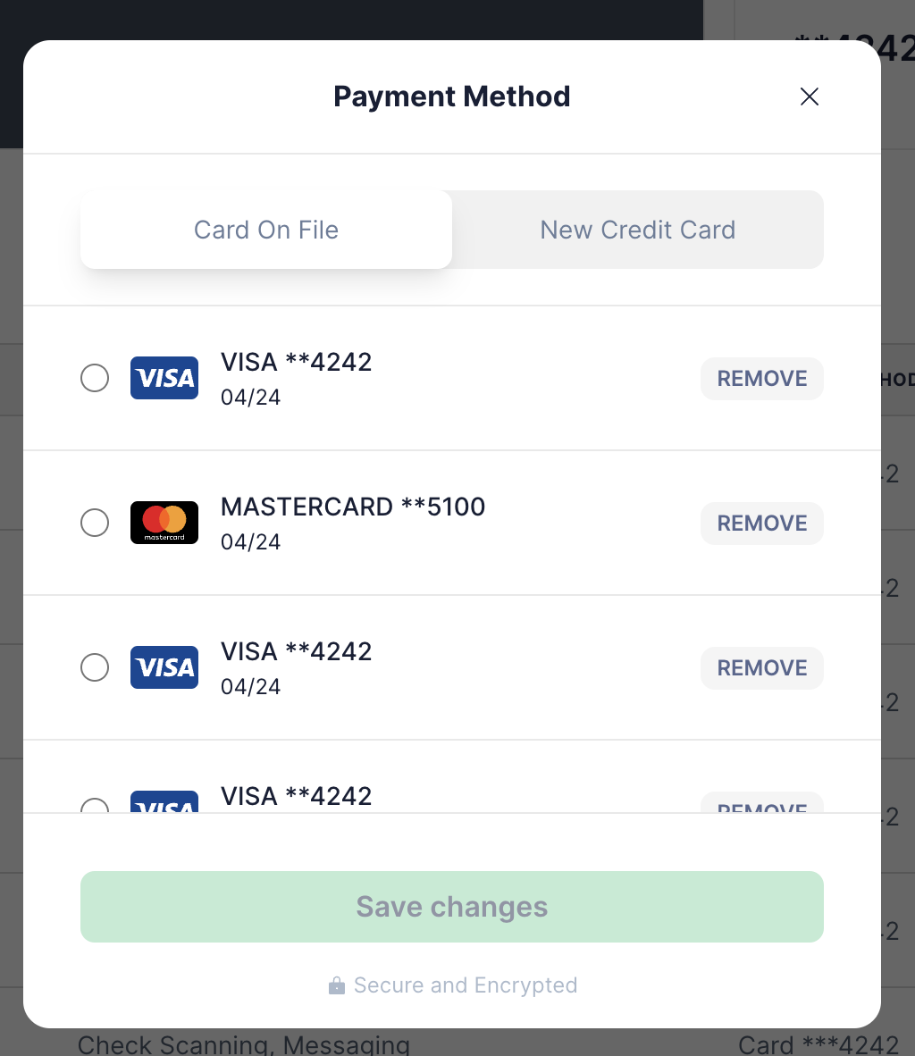 Viewing and Updating the Credit Card Used for Subscriptions – Tithely